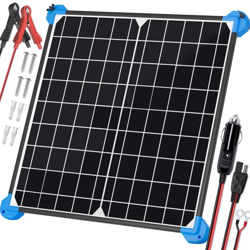 POWOXI 12W MPPT Solar Battery Charger - POWOXI
